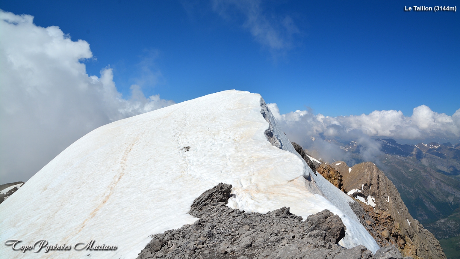 Randonnée Pic du Taillon 3144m (Hiver/Printemps) – Les Topos Pyrénées ...